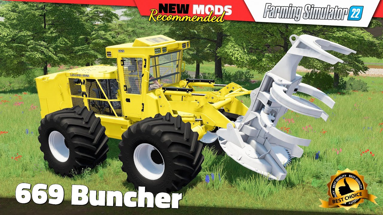 FS22 | 669 Buncher - Farming Simulator 22 New Mods Review 2K60 - YouTube