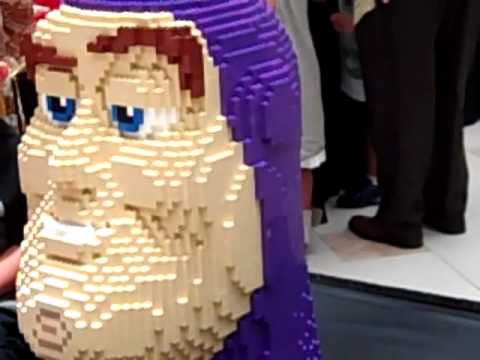 Lego Master Dan Life size Toy Story Lego Statues - YouTube