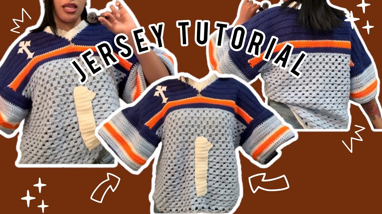 CROCHET JERSEY TUTORIAL | Intermediate Level - YouTube
