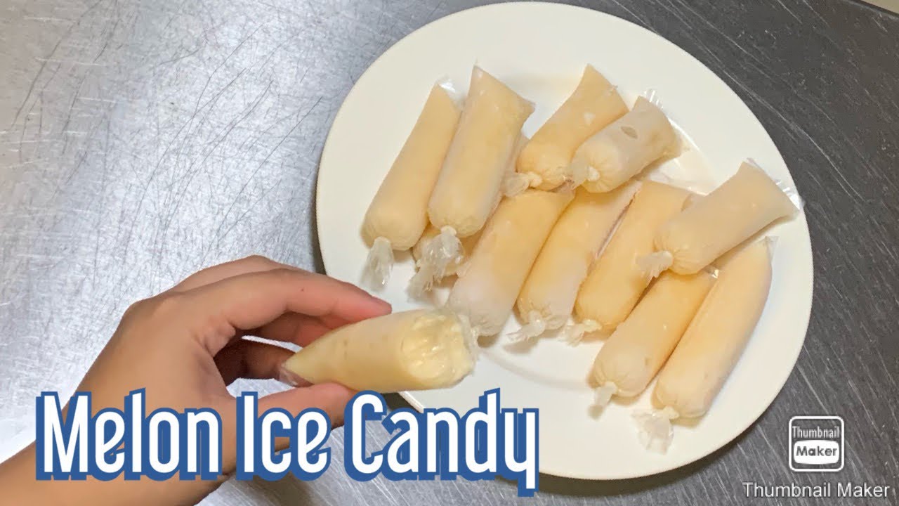How to make melon ice candy | ice candy - YouTube