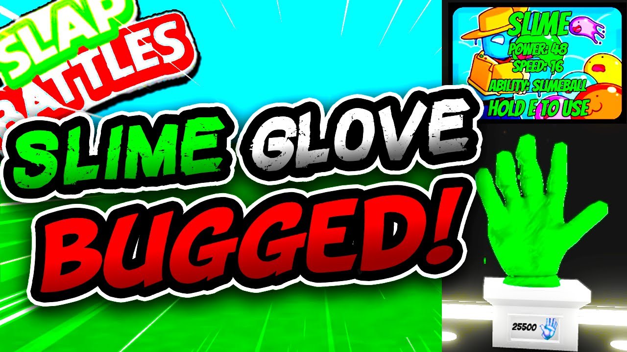 New SLIME🤢 Glove Update is BUGGED & PHANTOM🦇 Mastery! - Slap Battles ...