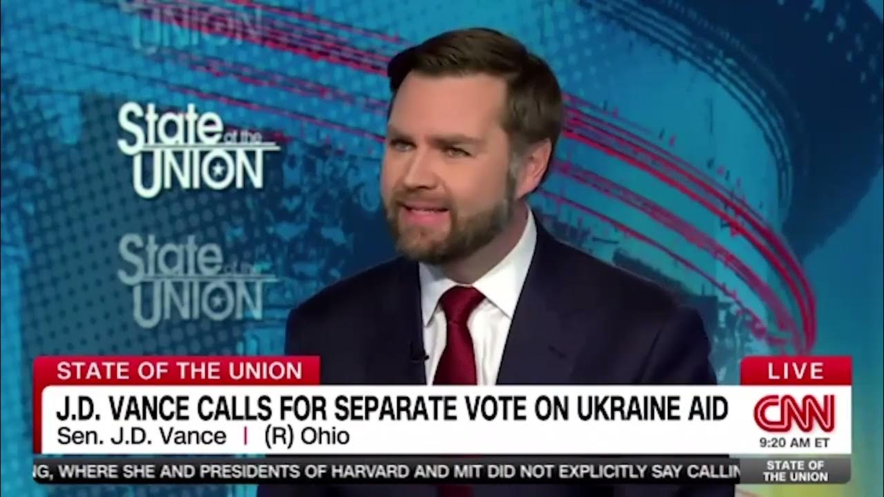 Senator Vance Joins CNN’s Jake Tapper To Discuss The War In Ukraine - YouTube