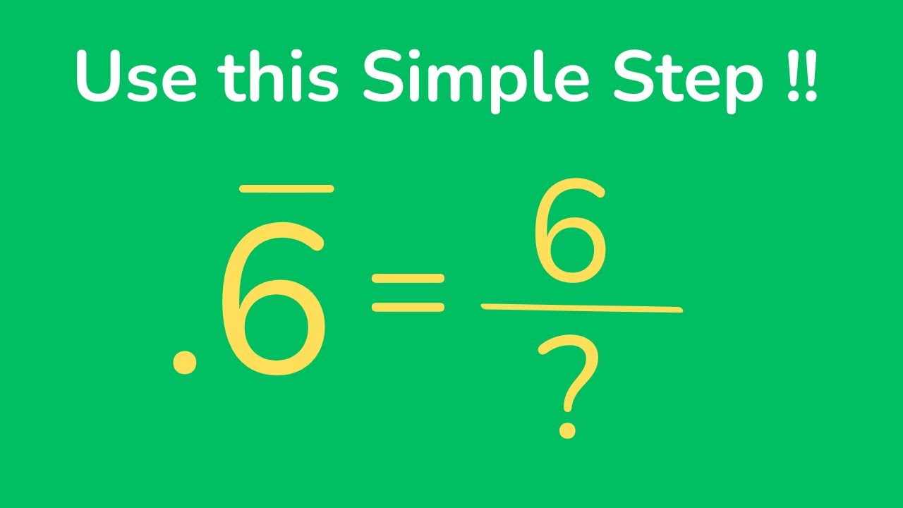 Repeating Decimals As Fractions YouTube repeating-decimals-as-fractions-youtube