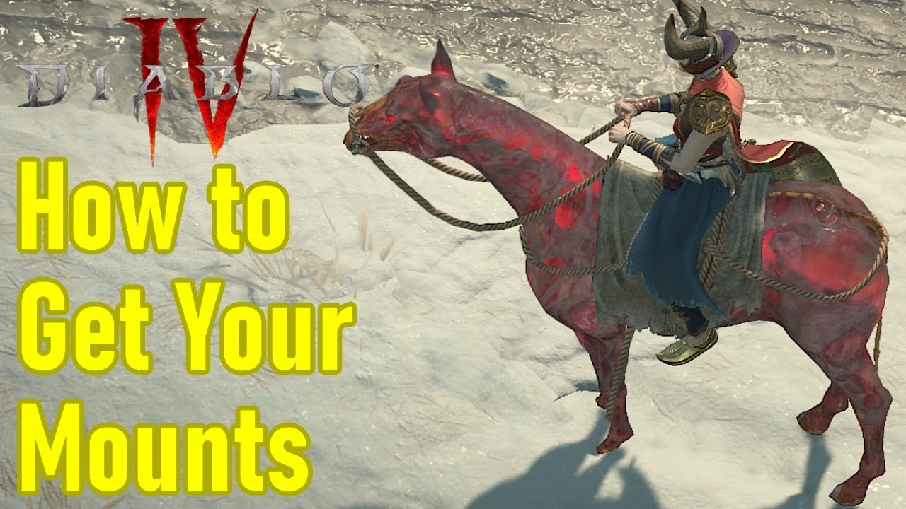 Diablo 4 mount quest guide, how to get mount unlock - YouTube