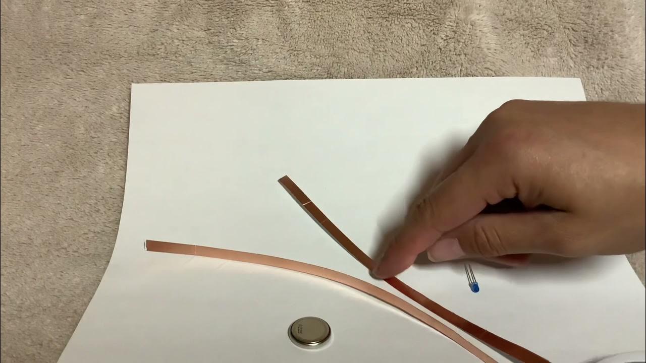 Paper Circuits Lesson 1: Simple Circuit - YouTube