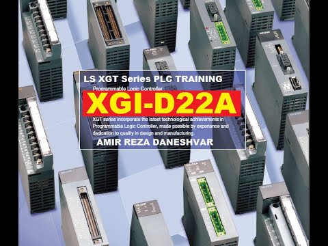 آموزش LS PLC سری XGI.ورودی دیجیتال XGI-D22A - YouTube