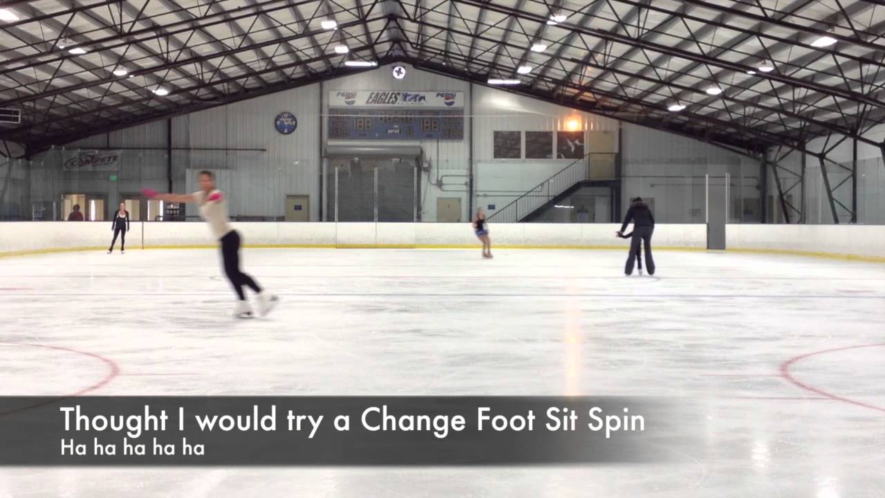 Adult Figure Skating: BackSpin Practice - YouTube
