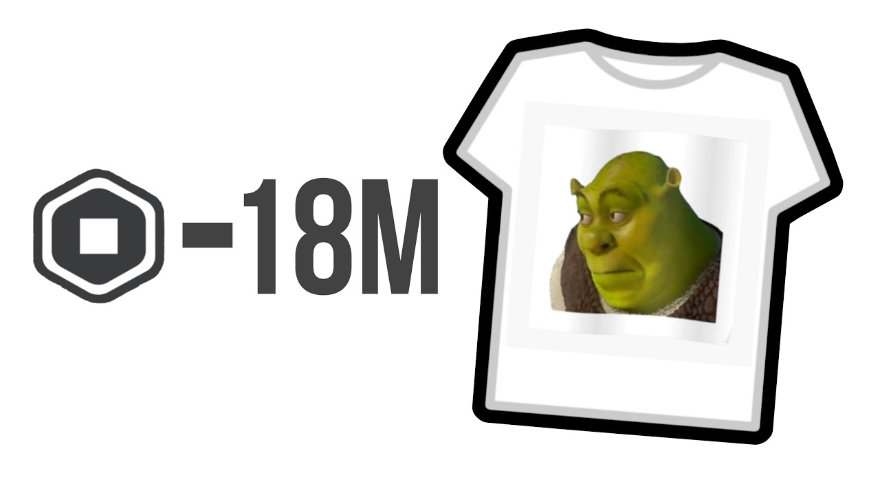 Roblox 我不小心花了18千萬Robux在一件T-Shirt - YouTube
