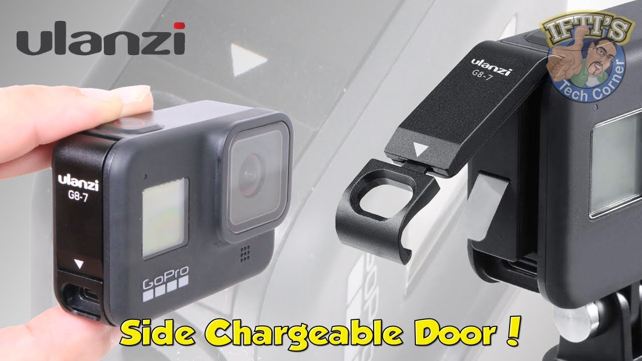 Ulanzi G8-7 Side Chargeable Door for GoPro Hero 8 Black! - YouTube