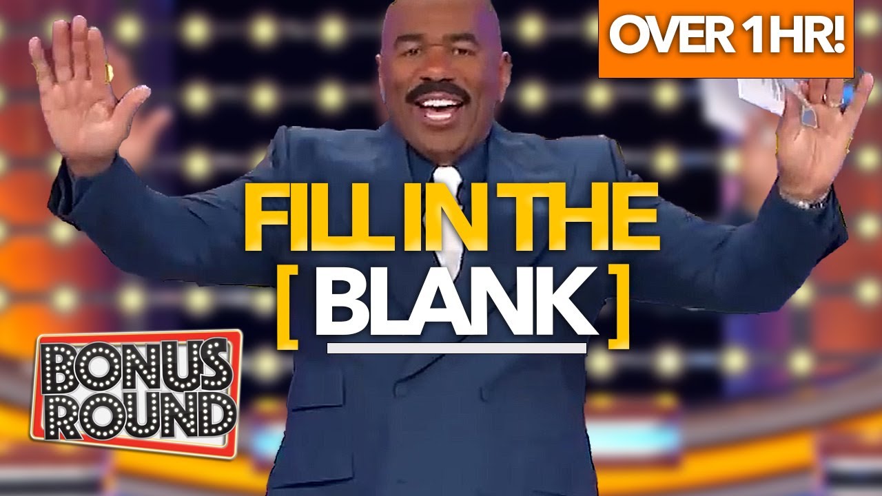 FILL IN THE BLANK! BIGGEST BEST OF Family Feud With Steve Harvey ...