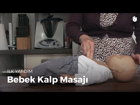 İlk yardım hareketlerini öğrenin: Bebek kalp masajı