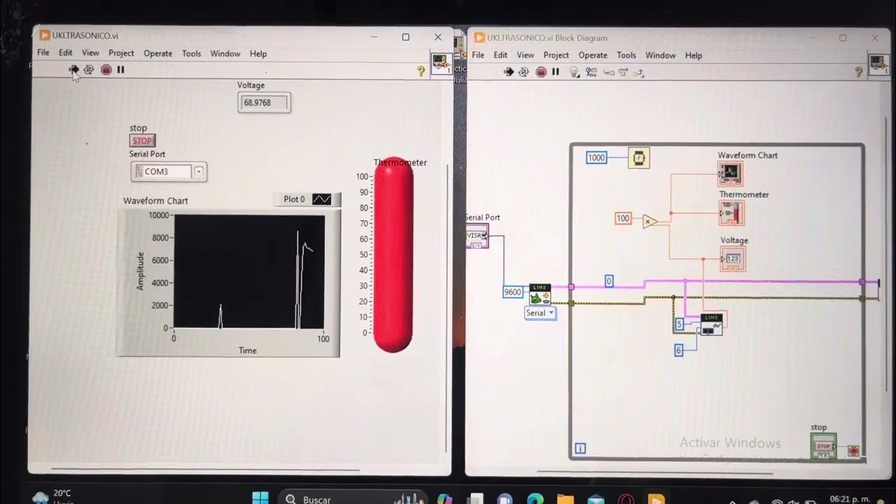 Sensor de proximidad conexión Arduino-LabView - YouTube