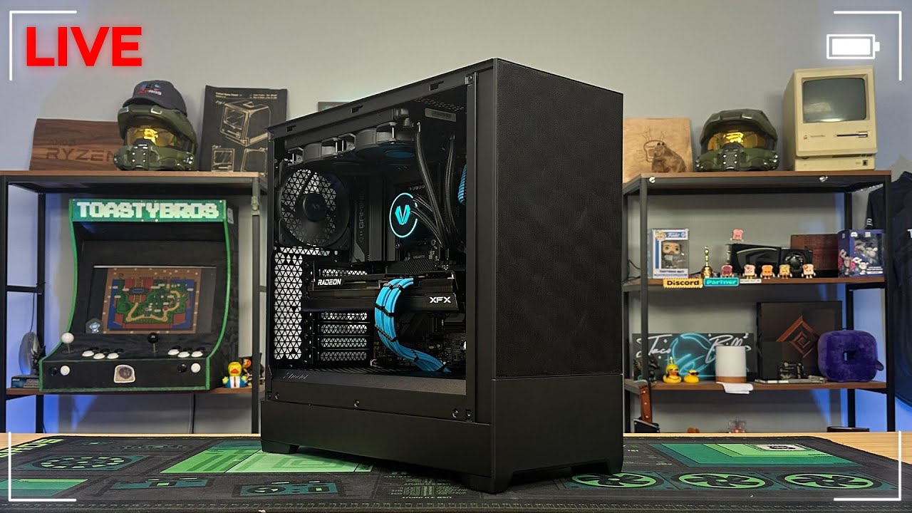 i7 12700KF + RX 7800XT Gaming PC Build - PCBros.tech - YouTube