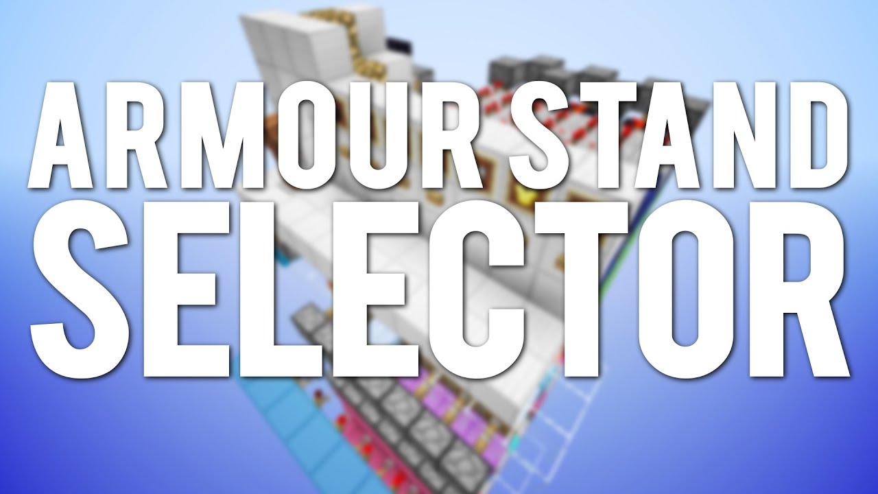 TOO SMALL: Ultimate Armour Stand Selector! - YouTube