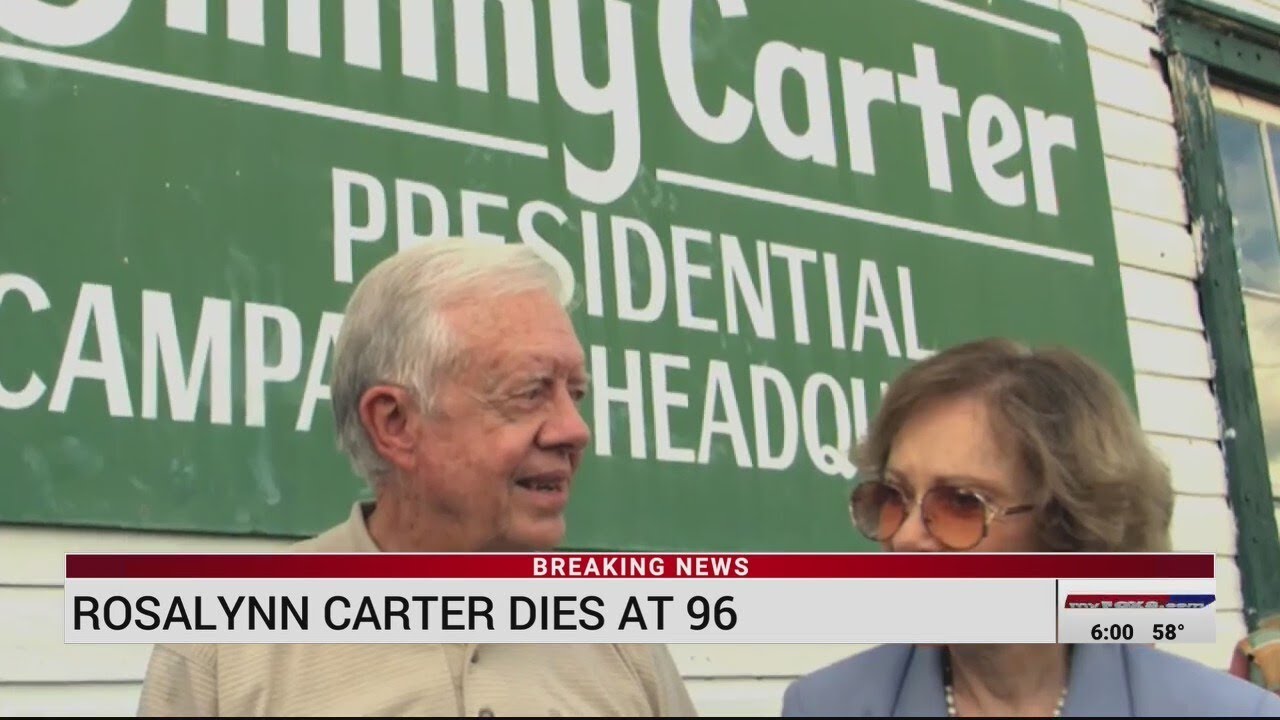Rosalynn Carter dies at 96 - YouTube