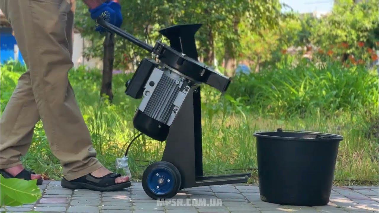 Садовий подрібнювач гілок. Щепоріз "Бобер". (Садовый измельчитель веток ...