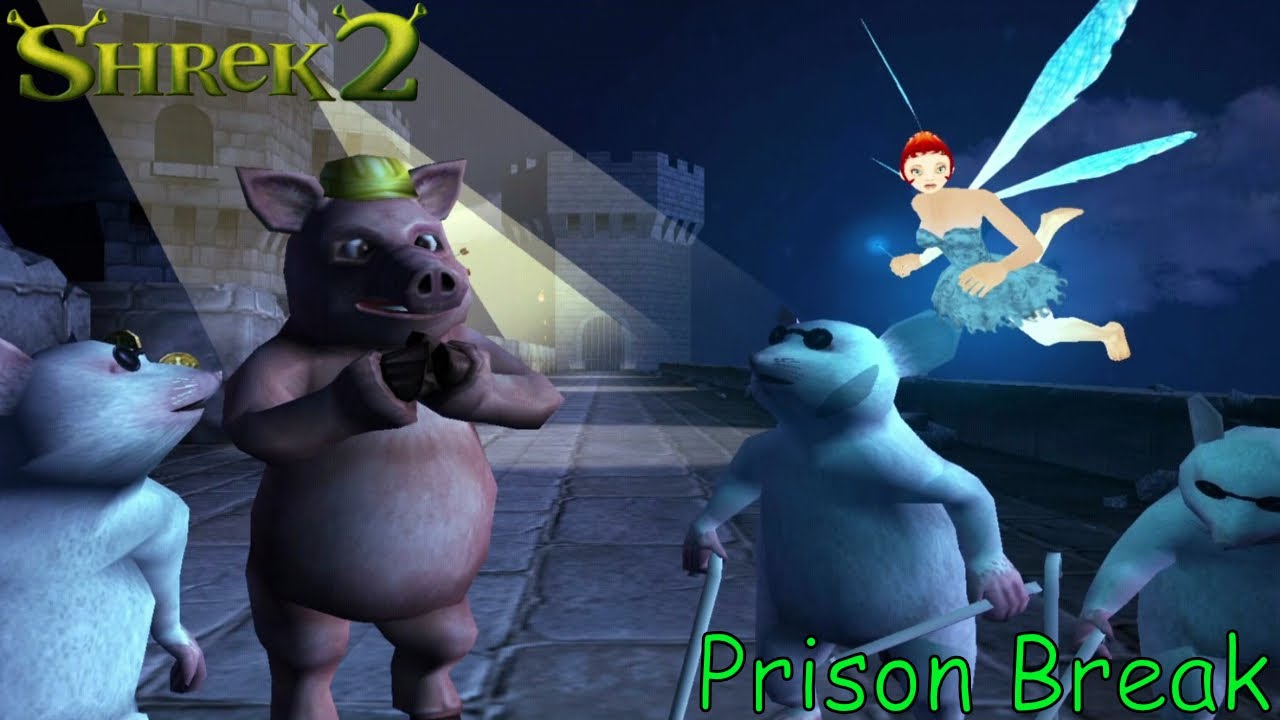 Shrek 2 - Level 8 - Prison Break - (PS2 100%) - YouTube
