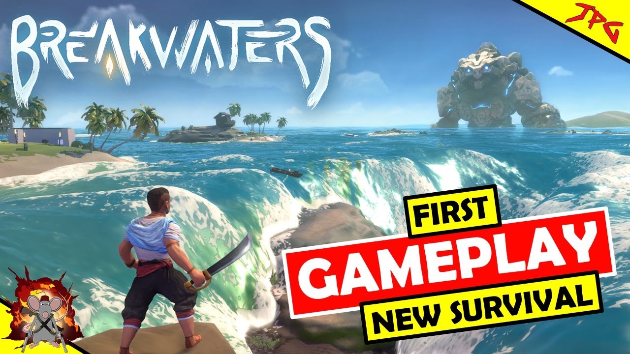 AMAZING New Survival Game! Breakwaters! Gameplay! The Next Valheim ...