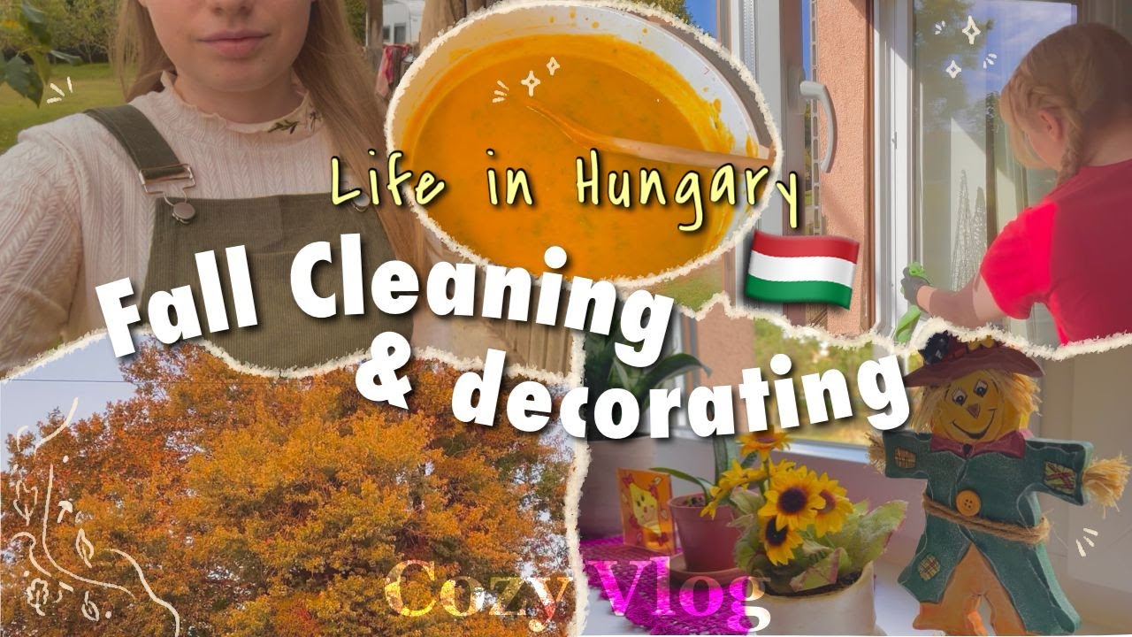 🎃Life in Hungary 🇭🇺 – Fall cleaning and decorating | cozy vlog 🧸 - YouTube