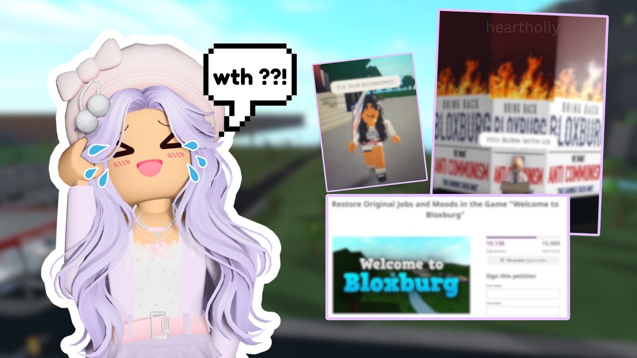 BLOXBURG PLAYERS ARE MAD ABOUT THE NEW UPDATE | *Petition, riots ...