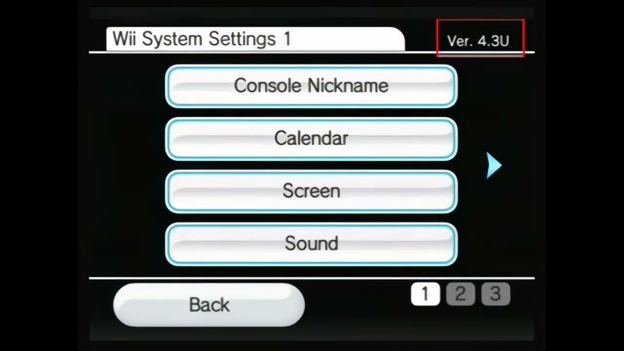 How to find your Wii's System Menu version - YouTube