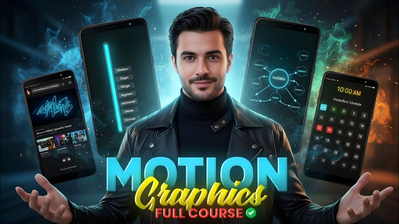 Motion graphics Tutorial 🔥 Full Course - YouTube