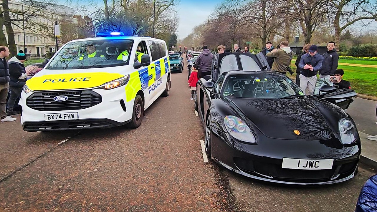 TERRORISING the RICHEST Roads of London with the most Inappropriate Car ...