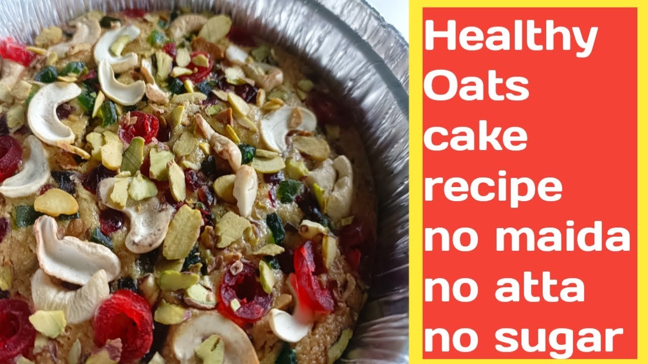 Sugar free Diet Cake recipe| Oats cake| Diet Cake with Jaggery | No ...