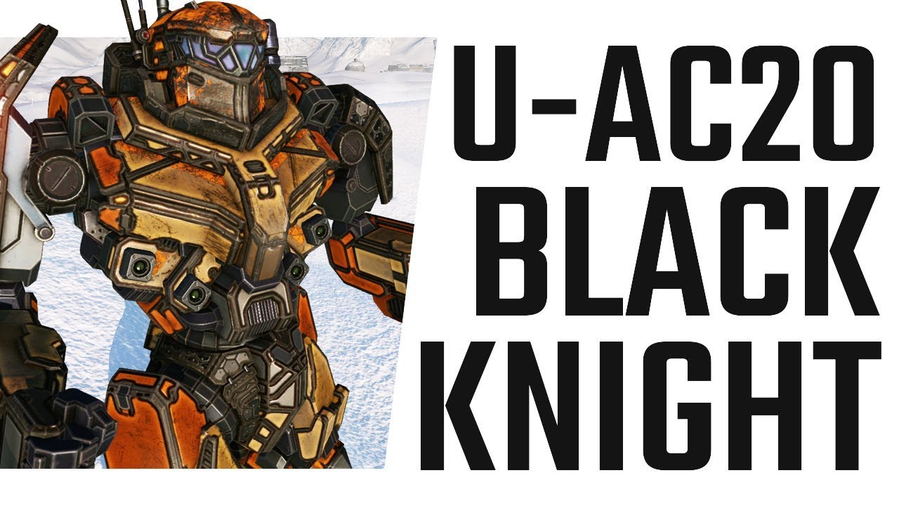 U-AC20 Black Knight Hero Mech "Partisan" - Mechwarrior Online The Daily ...