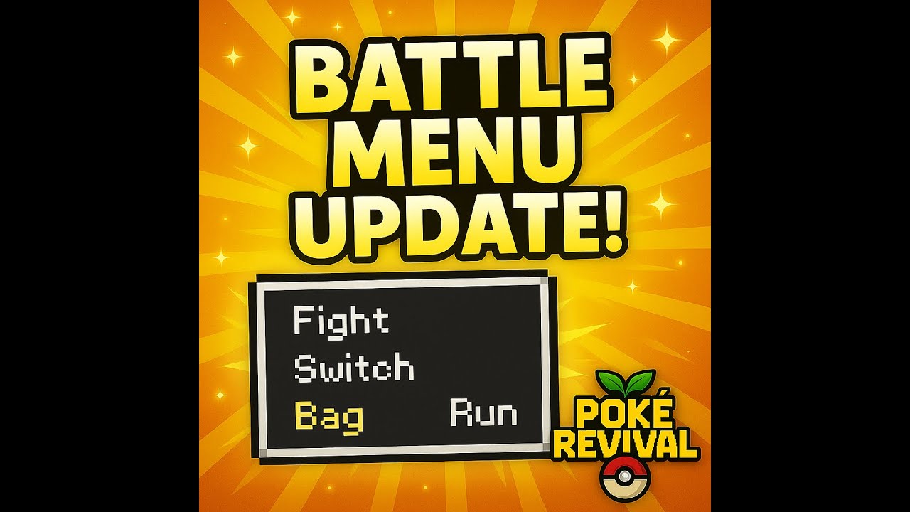 NEW Battle Menu! Choose Your Moves in Poke Revival Bedrock Pokémon ...