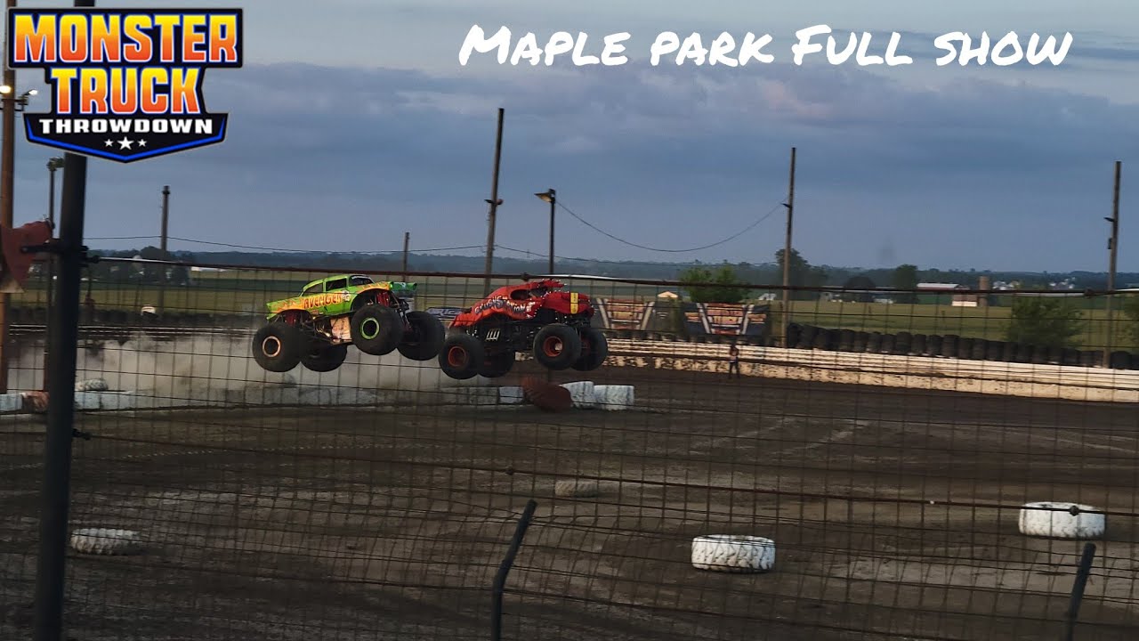Monster Truck Throwdown Maple park 2024 Full show ( Show 1) - YouTube