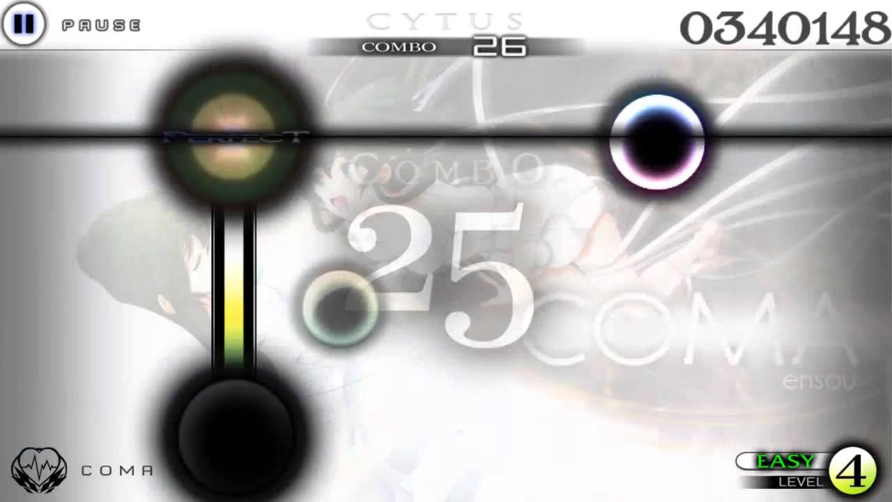 [Cytus] Cytus Gameplay - COMA(Easy) - 952159 - YouTube