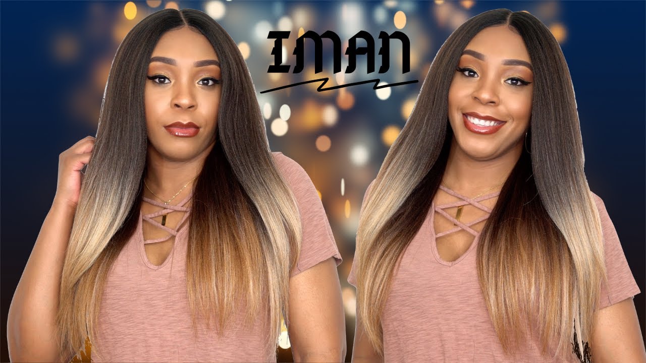 Janet Collection Natural Me Lite Synthetic Hair Lace Wig - IMAN ...
