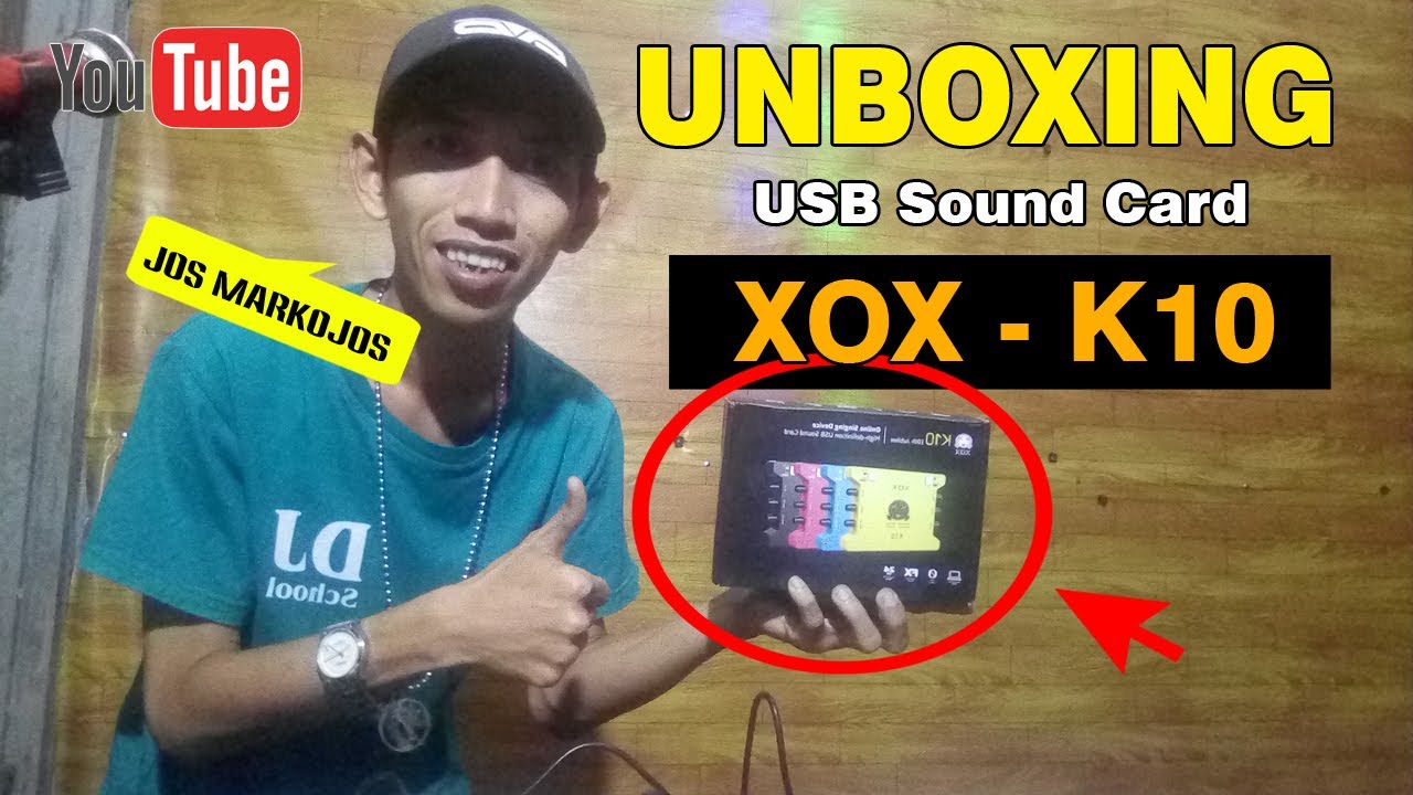 MURAH..!! Unboxing XOX K10 USB Sound Card for Live Streaming - YouTube