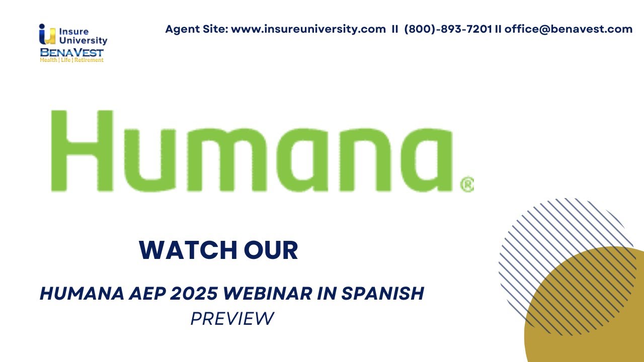 Humana AEP 2025 Entrenamiento en Español | Vista Previa Webinar - YouTube