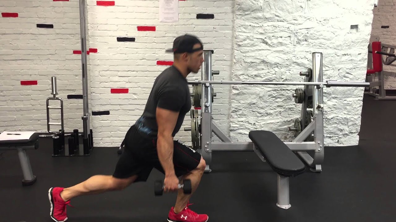 Legs Alternating Reverse Lunges - YouTube
