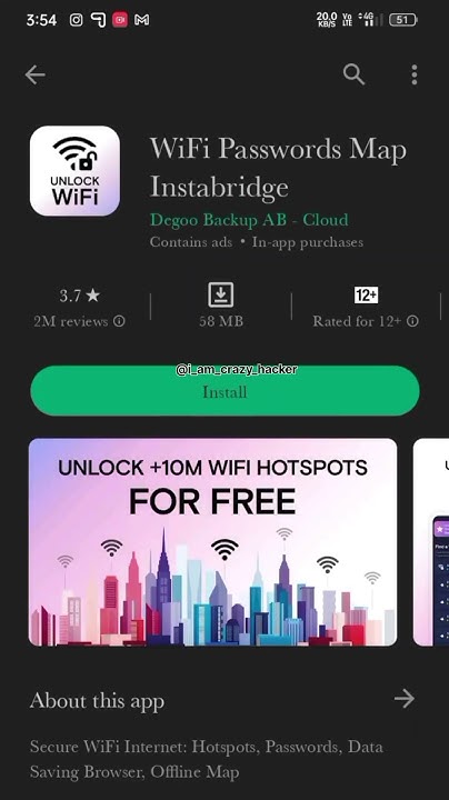 ##Top 2 Wi-Fi hack app #hacker #wifi #shorts @CrazyRussianHacker ...