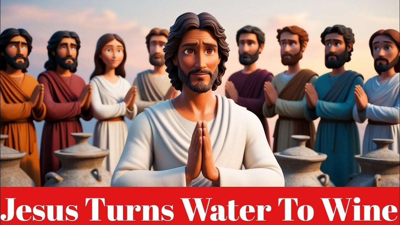 The First Miracle of Jesus|The Wedding In Cana#biblestories - YouTube