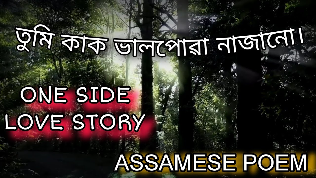 তুমি কাক ভালপোৱা নাজানো||TUMI KAK VALPUWA NAJANO||ASSAMESE POEM ...