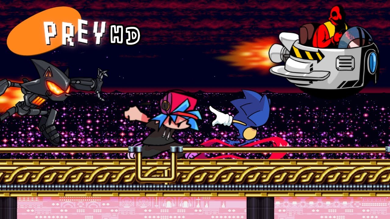 FNF Vs sonic.EXE Prey Hd Mod - YouTube