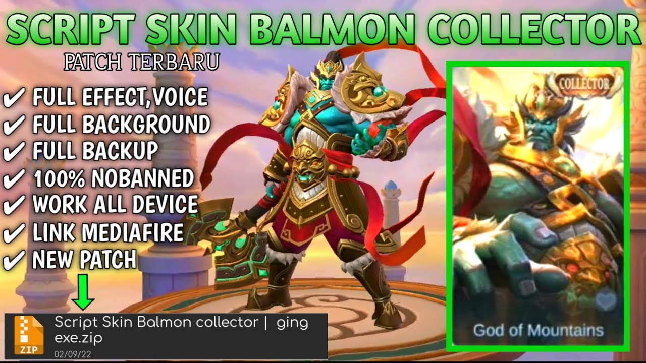 SCRIPT SKIN BALMON COLLECTOR FULL EFFECT VOICE NO PASSWORD MEDIAFIRE ...