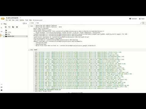 compile raspberry pi pico c program in the cloud using google colab, source in the descirption ...