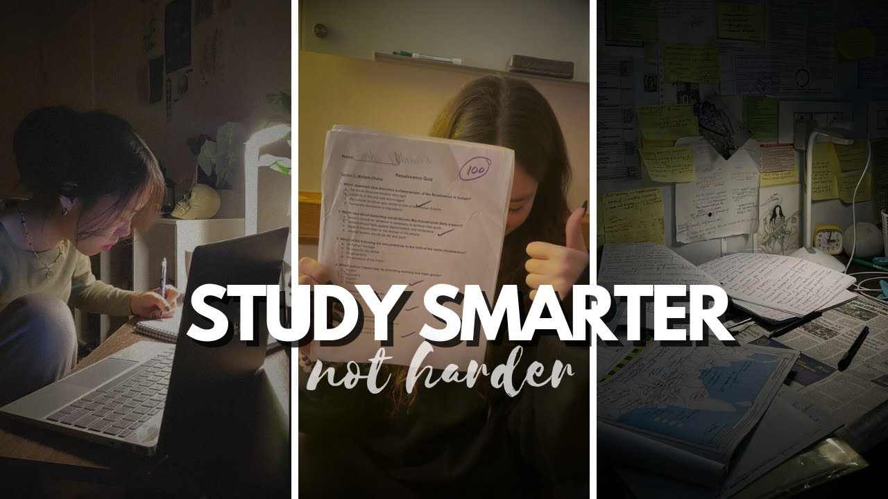 How To Study SMARTER, Not HARDER - YouTube