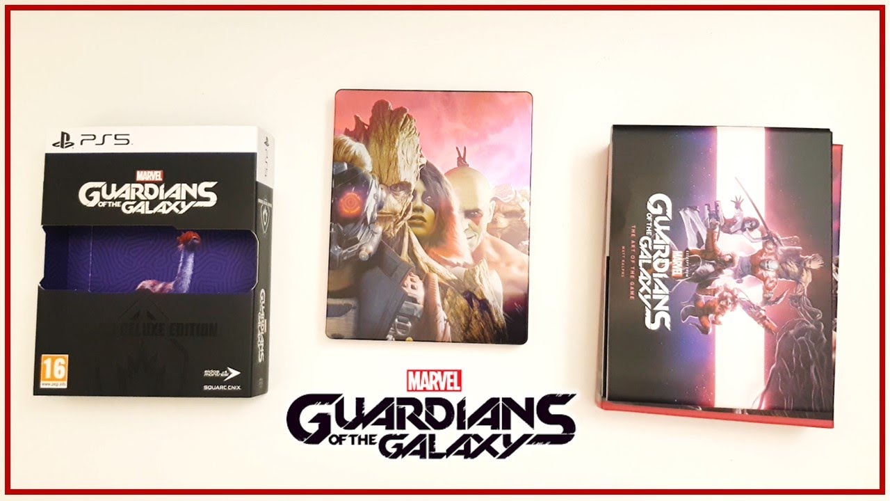 Unboxing Marvel Guardians of the Galaxy Cosmic Deluxe Edition PS5 - YouTube
