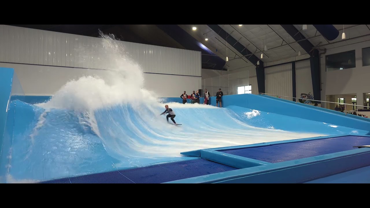 Nate Newman in the Pro Strapless Standup Flowboard Semi Final Scotts Pointe Pacific Surf Designs ...