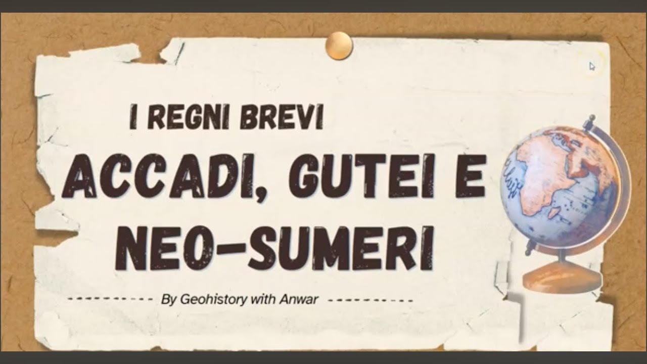 Lezione 5: I regni brevi (Accadi, Gutei e Neo-sumeri) - YouTube