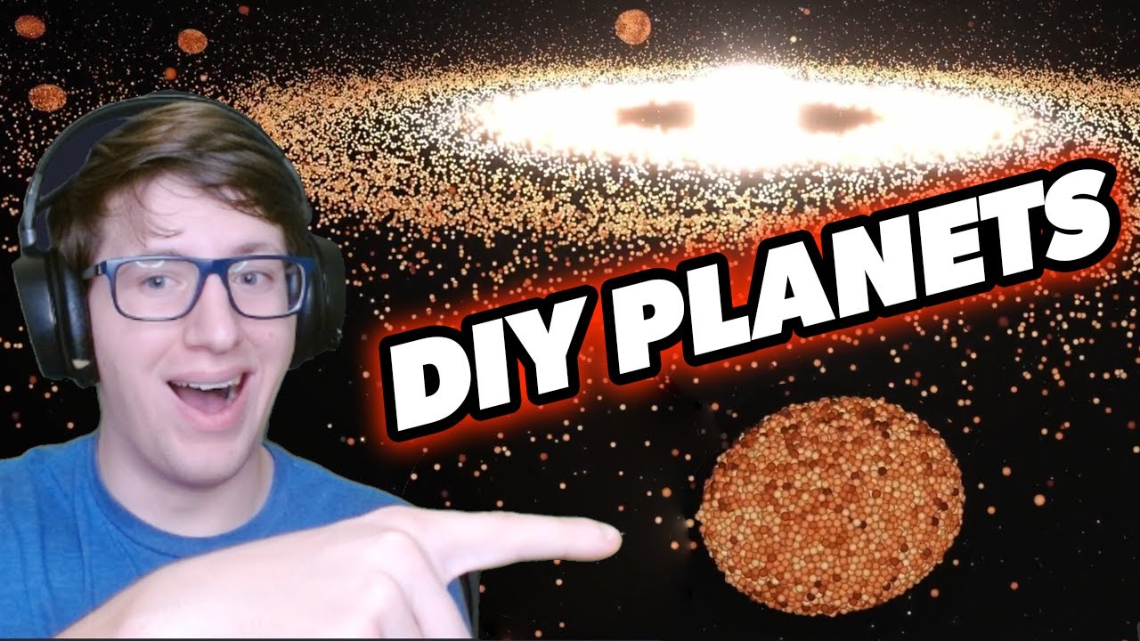 FORMING A SOLAR SYSTEM With SpaceSim's Protoplanetary Disk! - YouTube