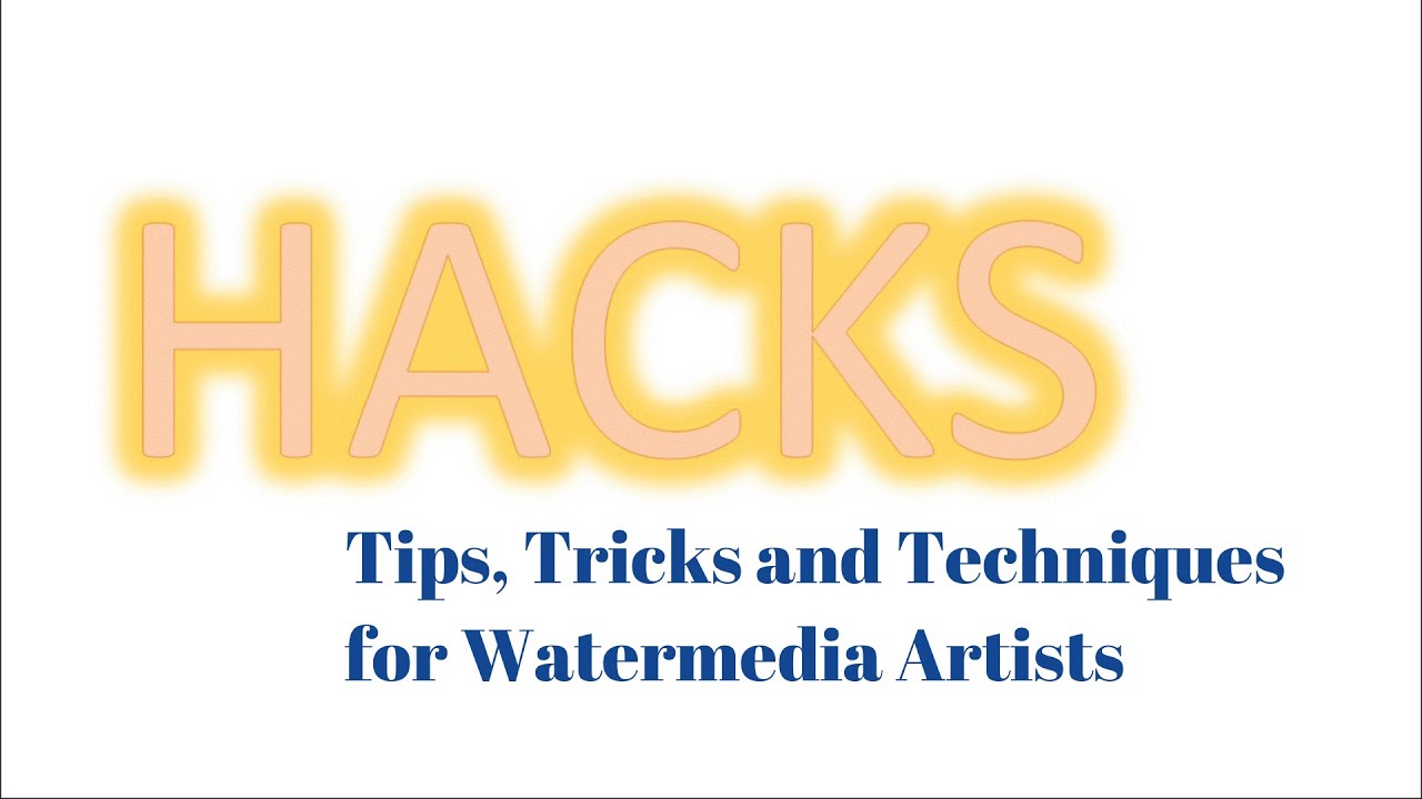 Hacks for Watermedia Artists No. 1 - YouTube