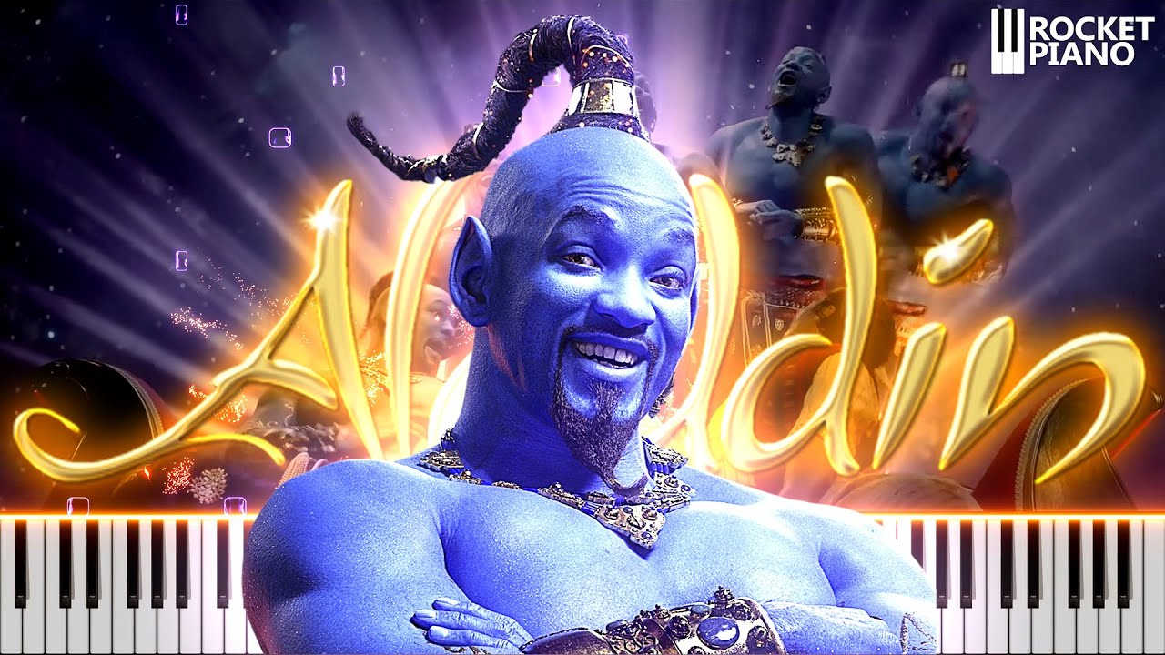 Will Smith - Friend Like Me - ALADDIN - Piano Music Tutorial - YouTube