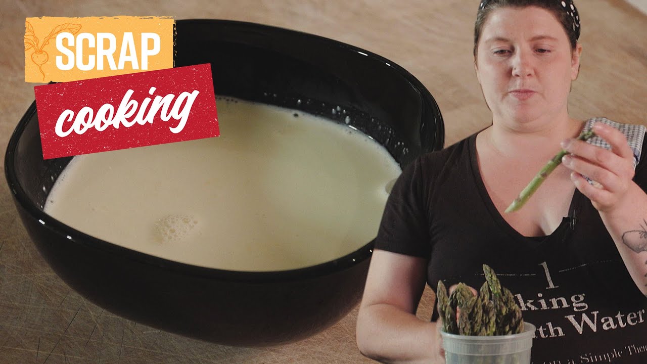 The Most Versatile Asparagus Cream | scrap cooking | Recipe - YouTube